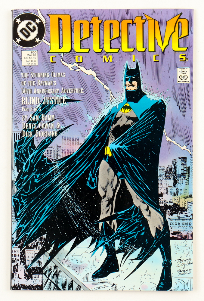 1989 "Detective Comics" Issue #600 DC Comic Book | Pristine Auction