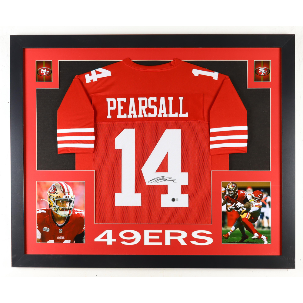 Ricky Pearsall Signed Custom Framed Jersey Display (Beckett) | Pristine ...