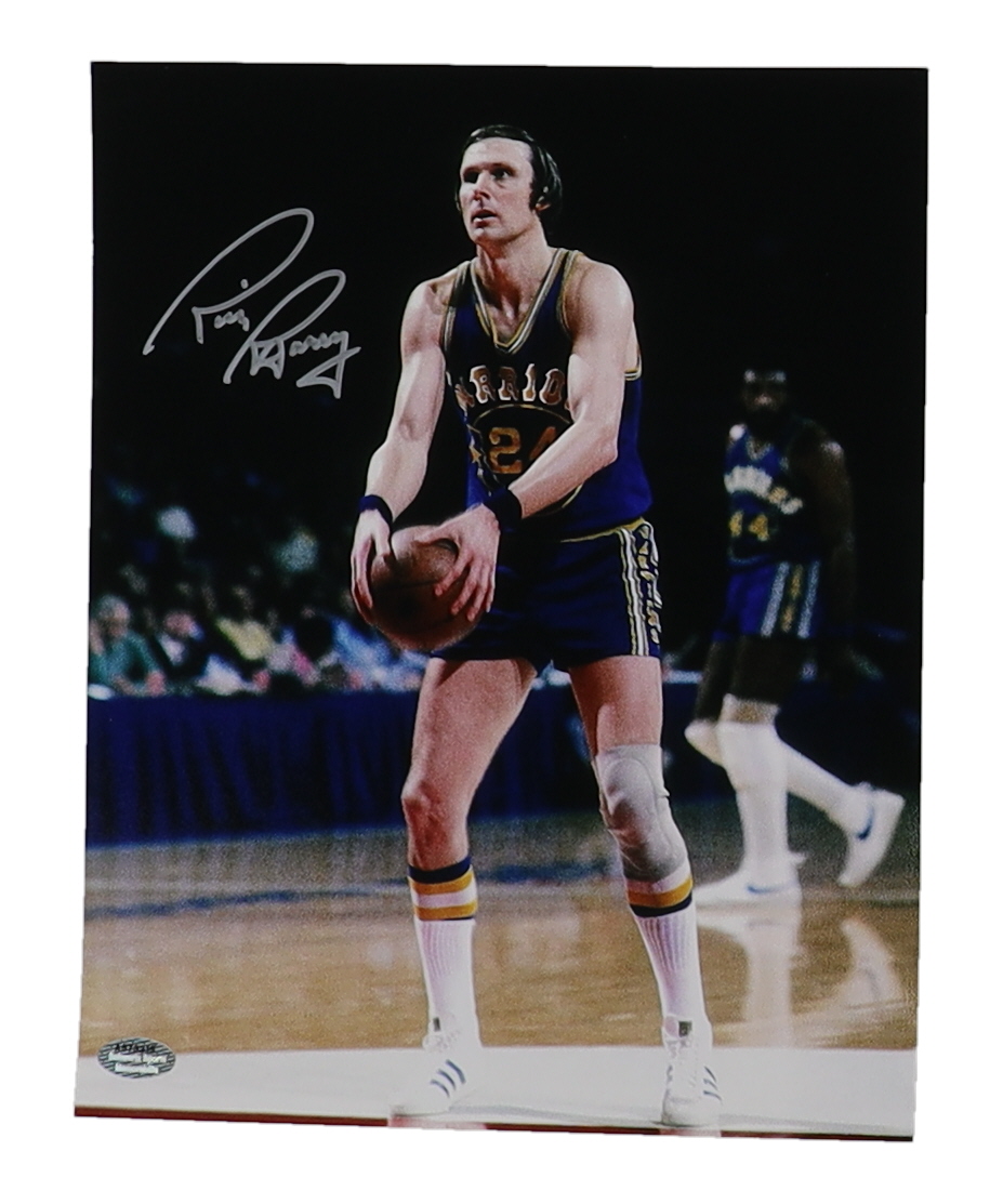 Rick Barry Signed Warriors 8x10 Photo (Schwartz) | Pristine Auction