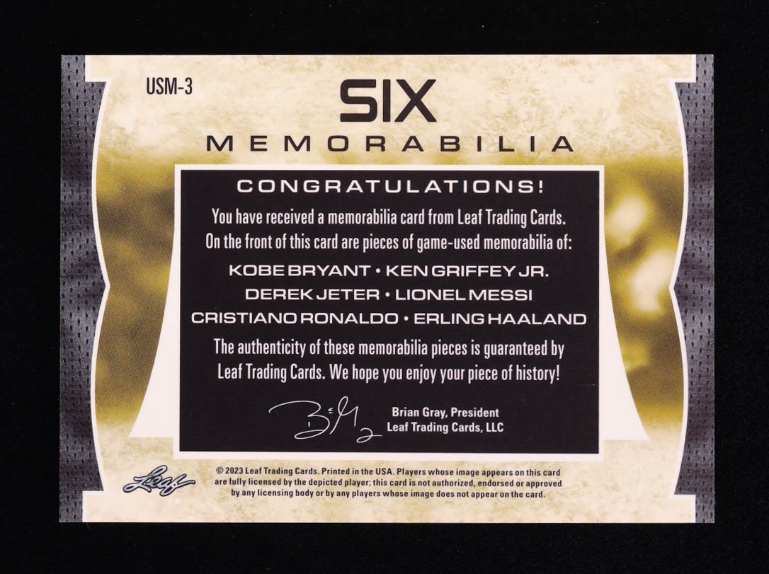 Kobe Bryant / Derek Jeter / Cristiano Ronaldo / Ken Griffey Jr ...