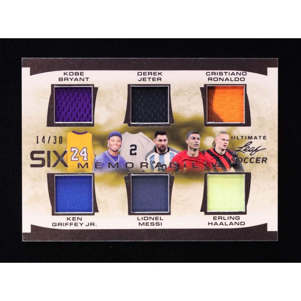 Kobe Bryant Derek Jeter Cristiano Ronaldo Ken Griffey Jr Lionel Messi Erling Haaland