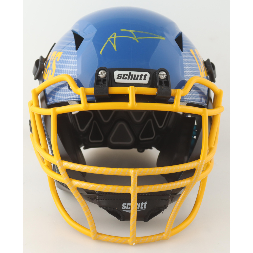 Aaron Donald Signed Full-Size Authentic On-Field Hydro-Dipped Helmet ...