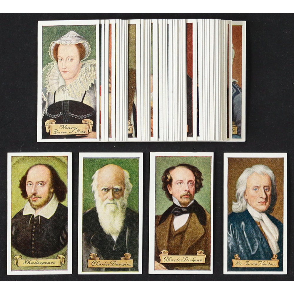 1935 Carreras Celebrities Of British History Complete Set of (50 ...