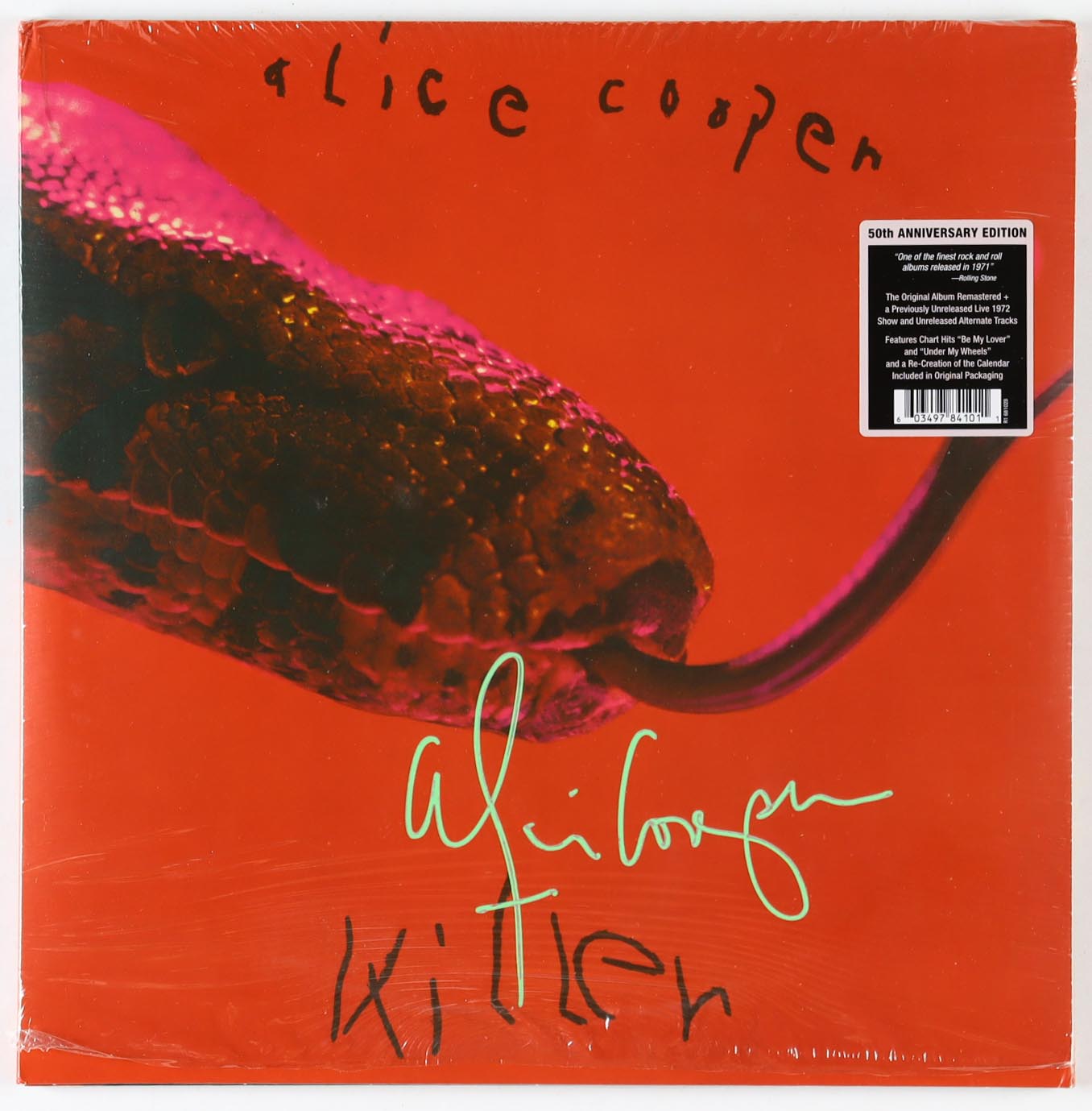 Alice Cooper Signed "Killer" 50th Anniversary Vinyl Record Album ...