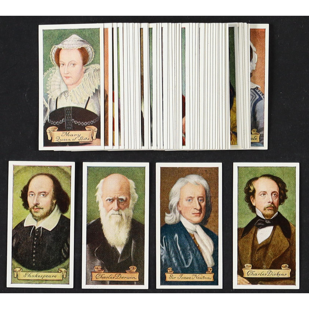 1935 Carreras Celebrities Of British History Complete Set of (50 ...