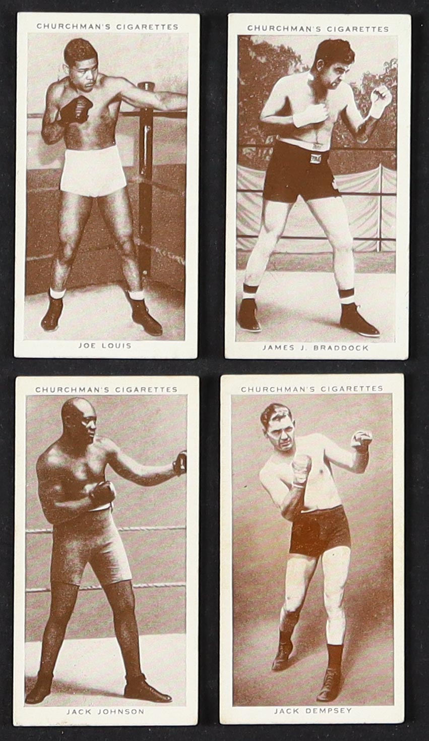 1938 Churchman Boxing Personalities Complete Set of (50) Cigarette ...