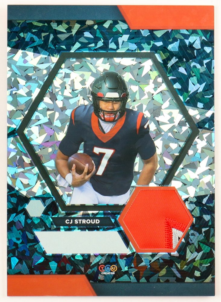 CJ Stroud 2024 TruSport Jumbo Trucreator Card #09 #JC-CS Rookie Card ...