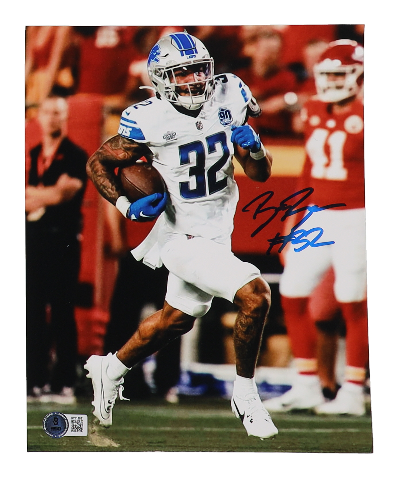Brian Branch Signed Lions 8x10 Photo (Beckett) | Pristine Auction