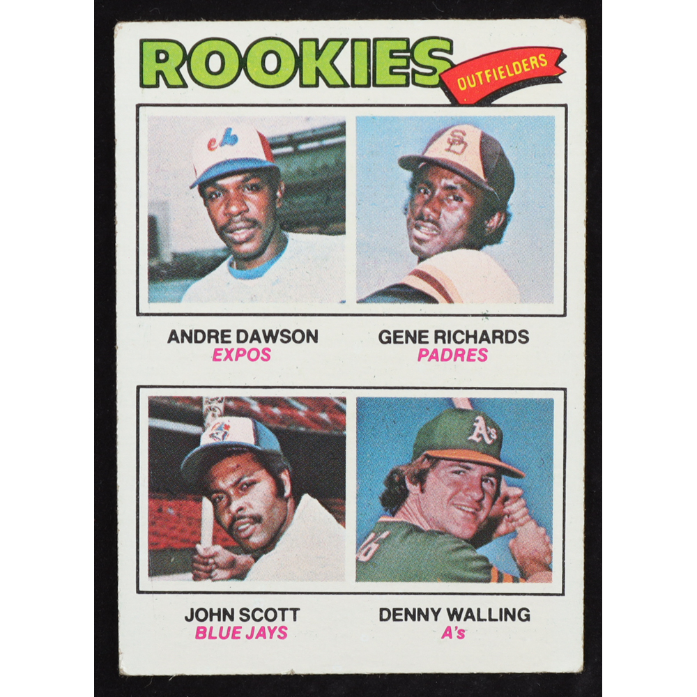 Andre Dawson / Gene Richards / John Scott / Denny Walling 1977 Topps ...