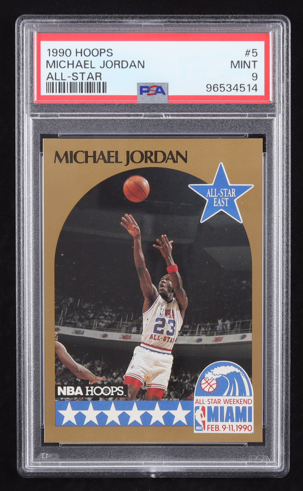 Michael Jordan 1990-91 Hoops #5 AS SP (PSA 9) | Pristine Auction