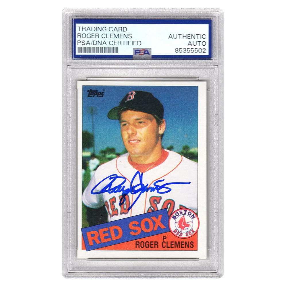 Roger Clemens Signed 1985 Topps #181 (PSA) | Pristine Auction