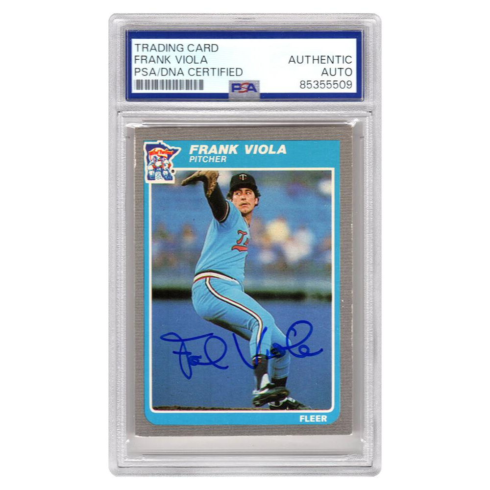 Frank Viola Signed 1985 Fleer #291 (PSA) | Pristine Auction