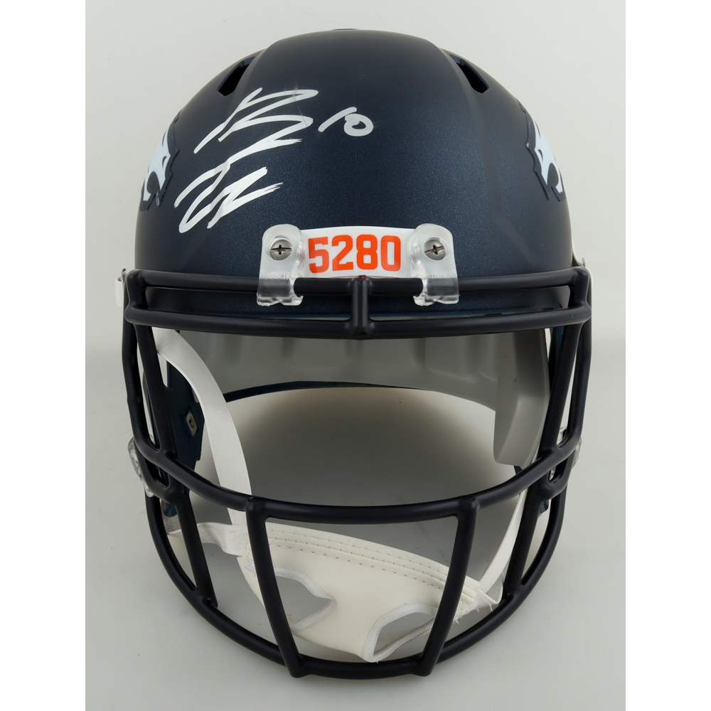 Bo Nix Signed Broncos Full-Size Speed Helmet (Beckett) | Pristine Auction