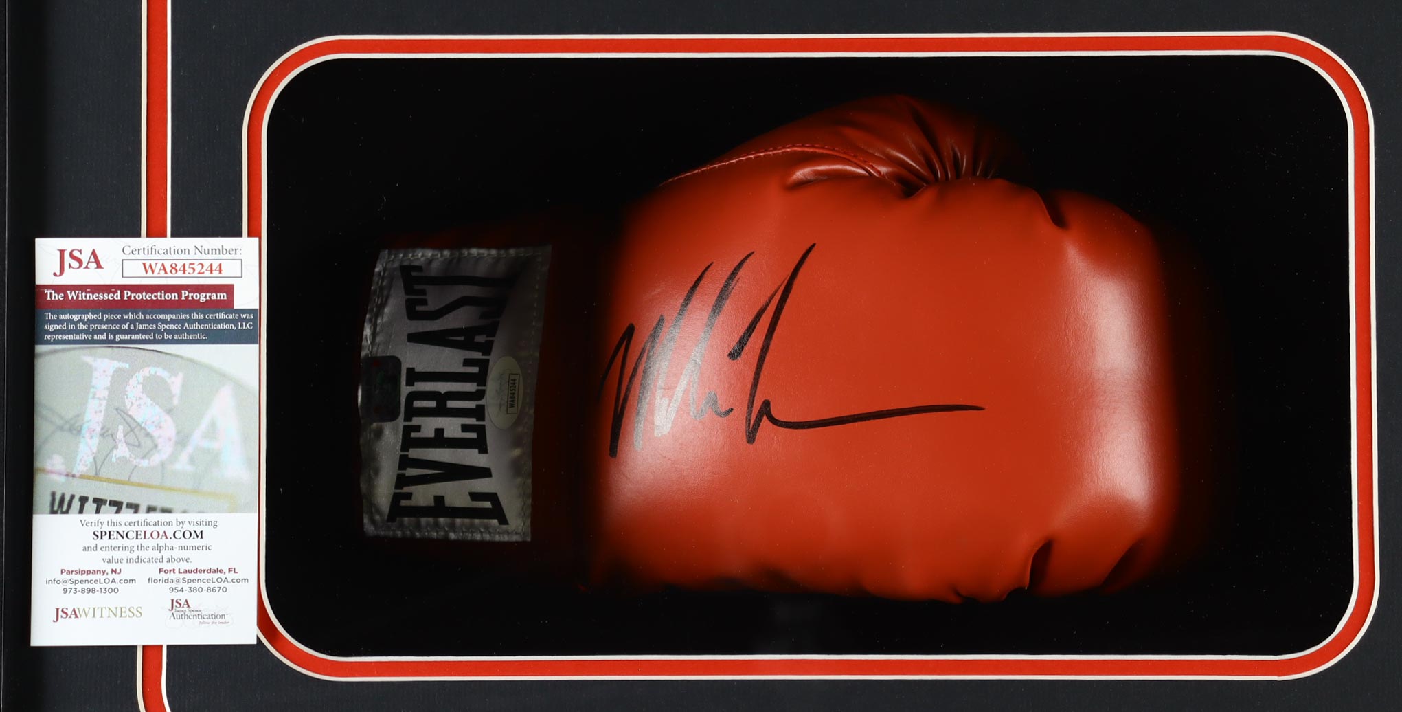 Mike Tyson Signed Boxing Glove Shadowbox Display (JSA) | Pristine Auction