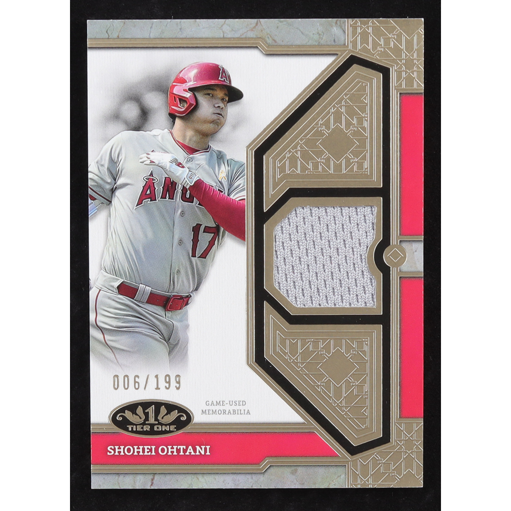Shohei Ohtani 2024 Topps Tier One Relics #T1RSO #006/199 | Pristine Auction