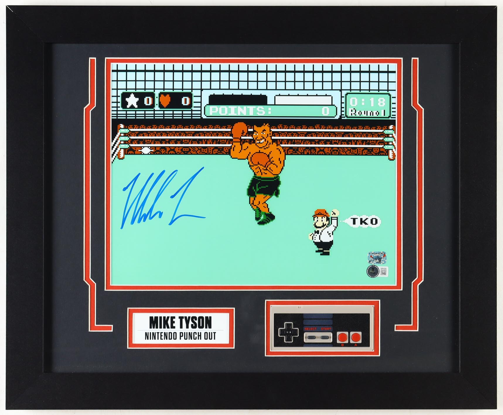 Mike Tyson Signed "Mike Tyson's Punch-Out!!" Custom Framed Photo ...