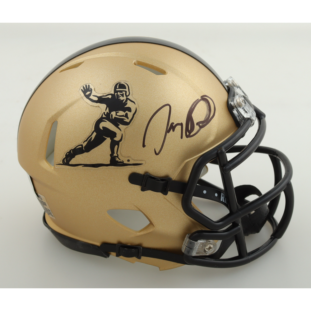 Jayden Daniels Signed Heisman Trophy Logo Speed Mini Helmet (Fanatics ...