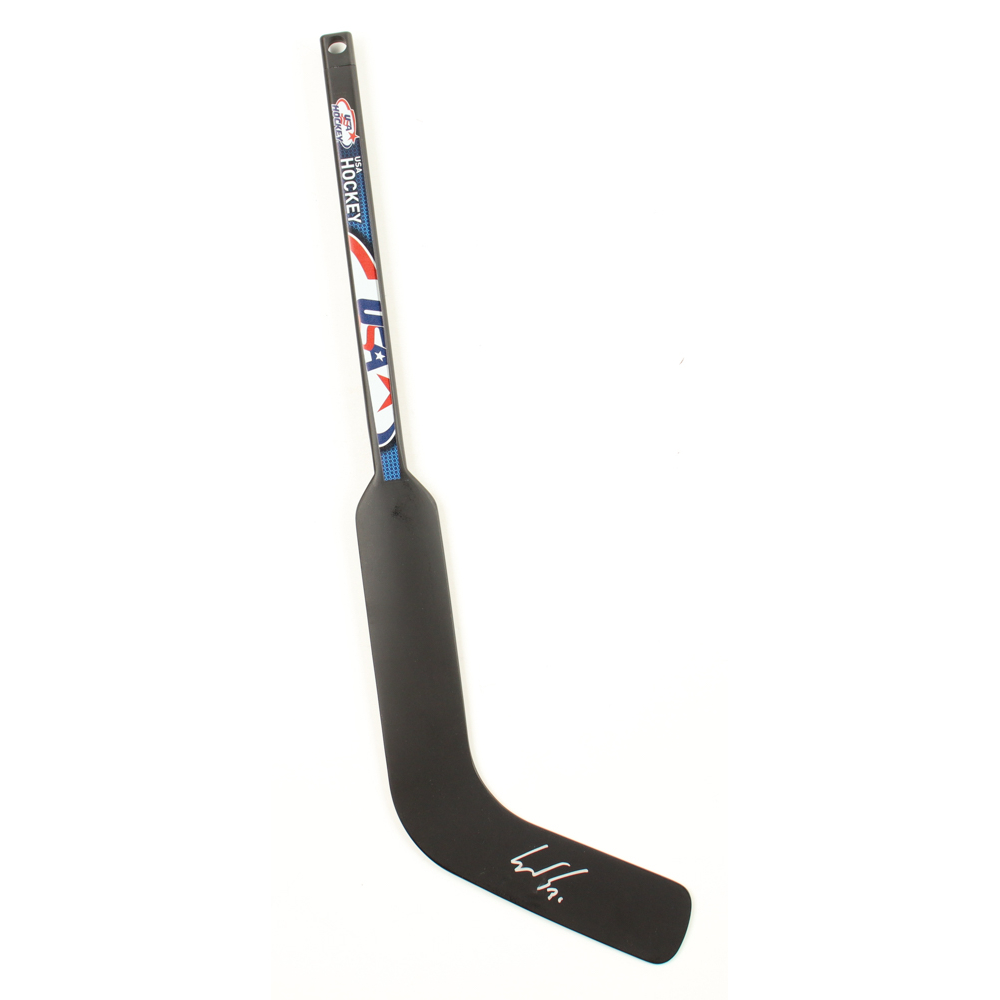 Spencer Knight Signed Team USA Mini Hockey Stick (Fanatics) | Pristine ...