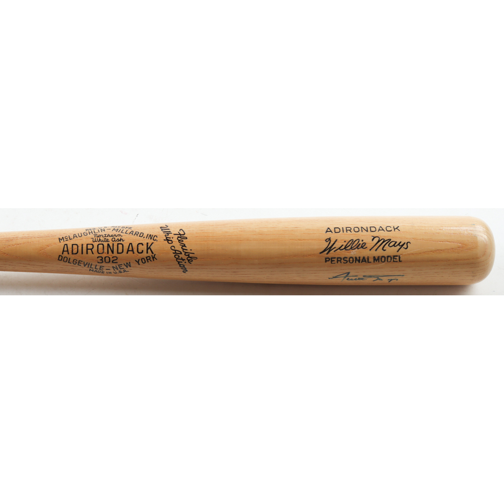 Willie Mays Signed Adirondack Personal Model Baseball Bat (JSA ...