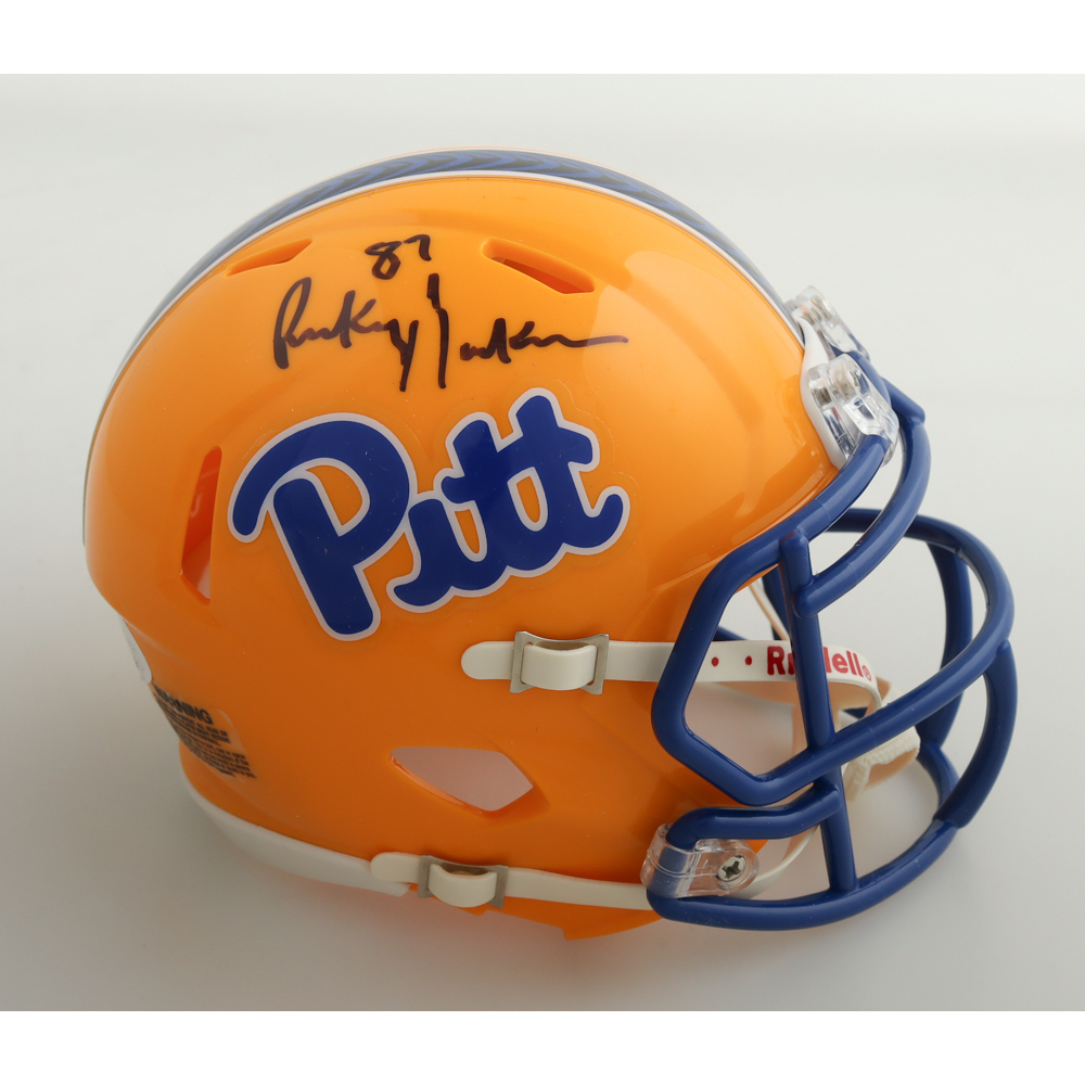 Rickey Jackson Signed Pittsburgh Panthers Speed Mini Helmet (JSA ...