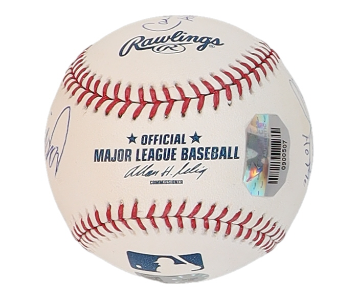 Hall of Famers OML Baseball Signed By (5) With Cal Ripken Jr., Eddie ...