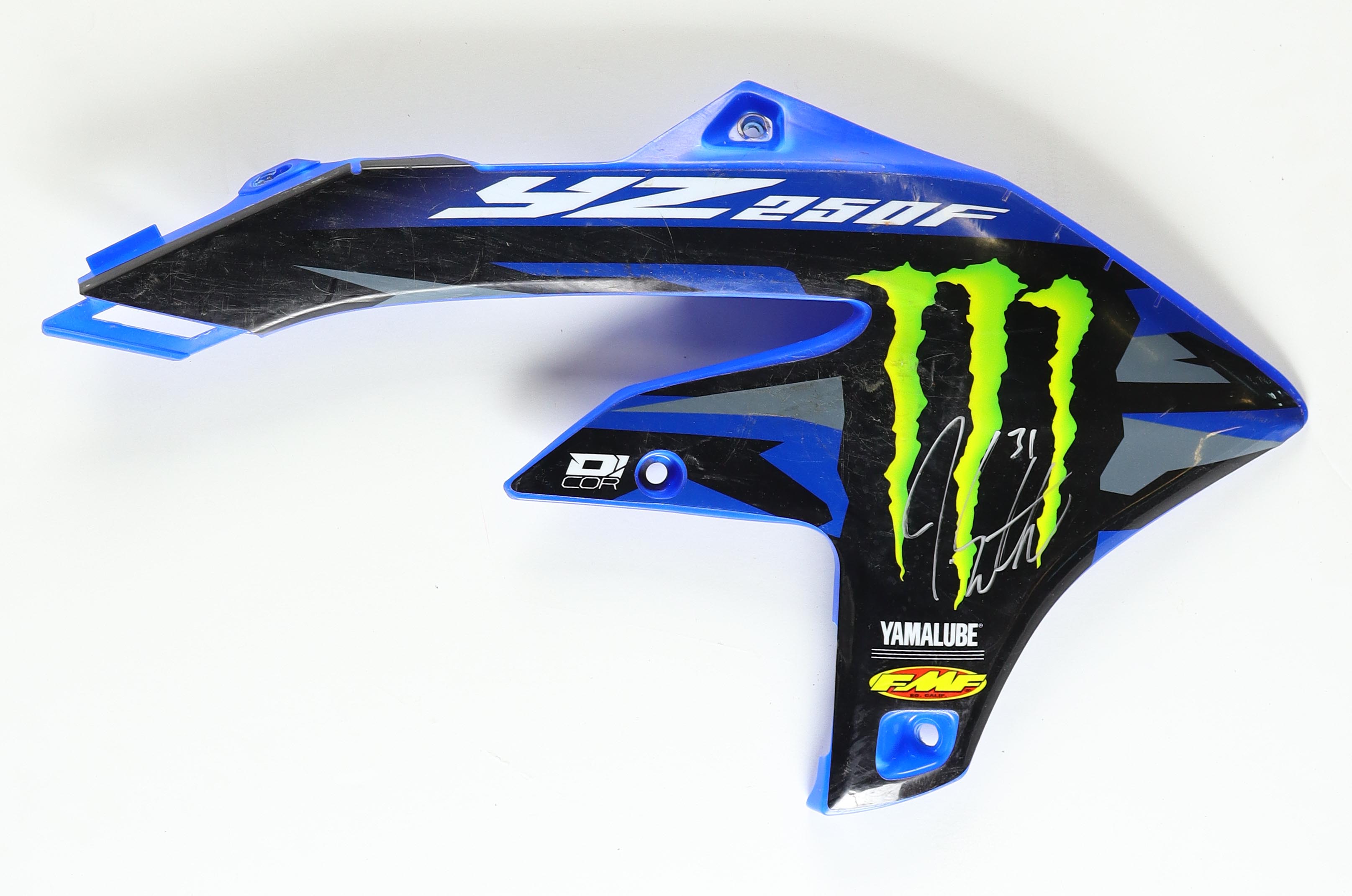 Jordan Smith Signed Race Used Bike Side Shroud | Charlotte ...