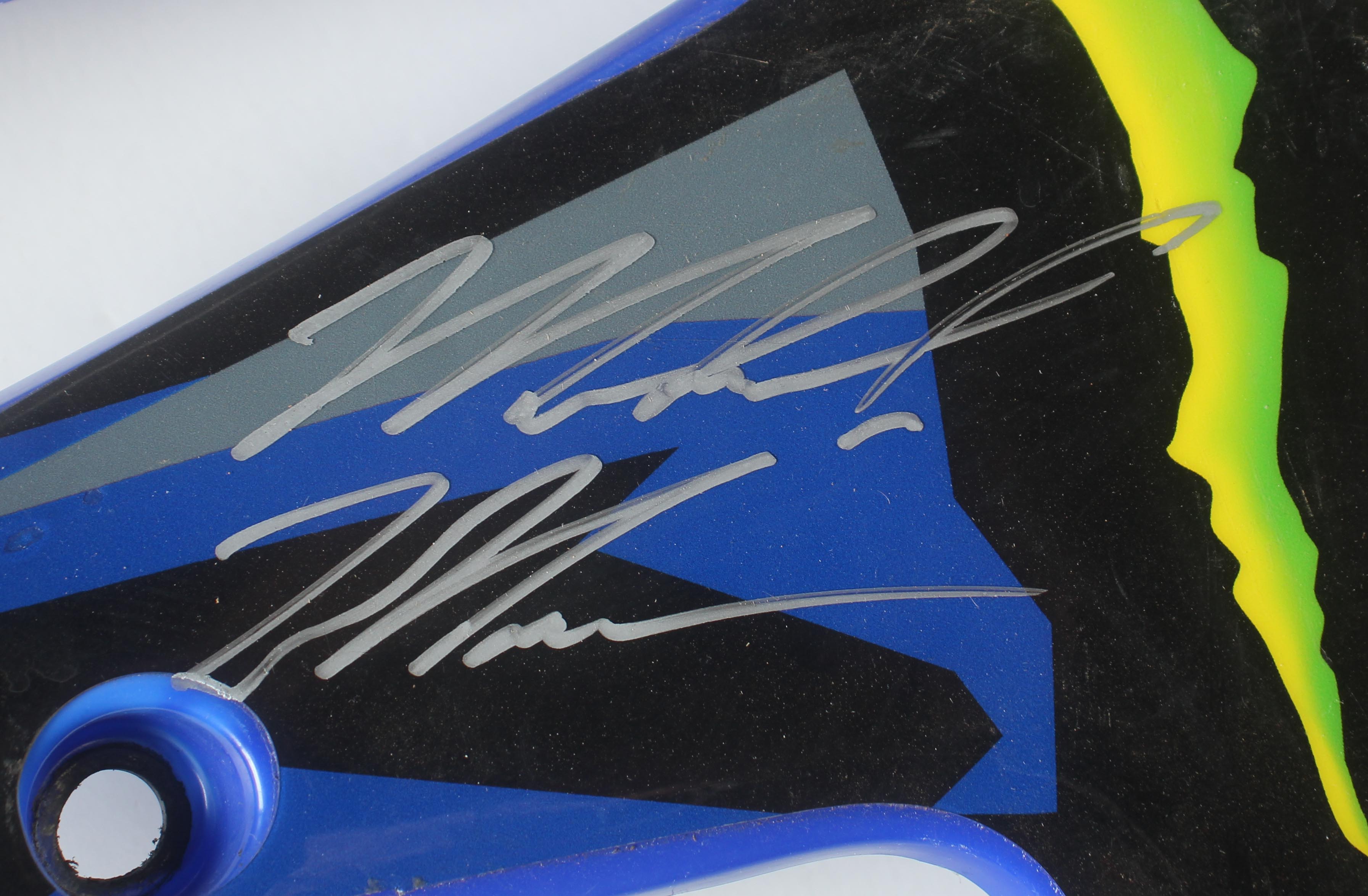 Michael Mosiman Signed Race Used Bike Side Shroud | Star Racing ...