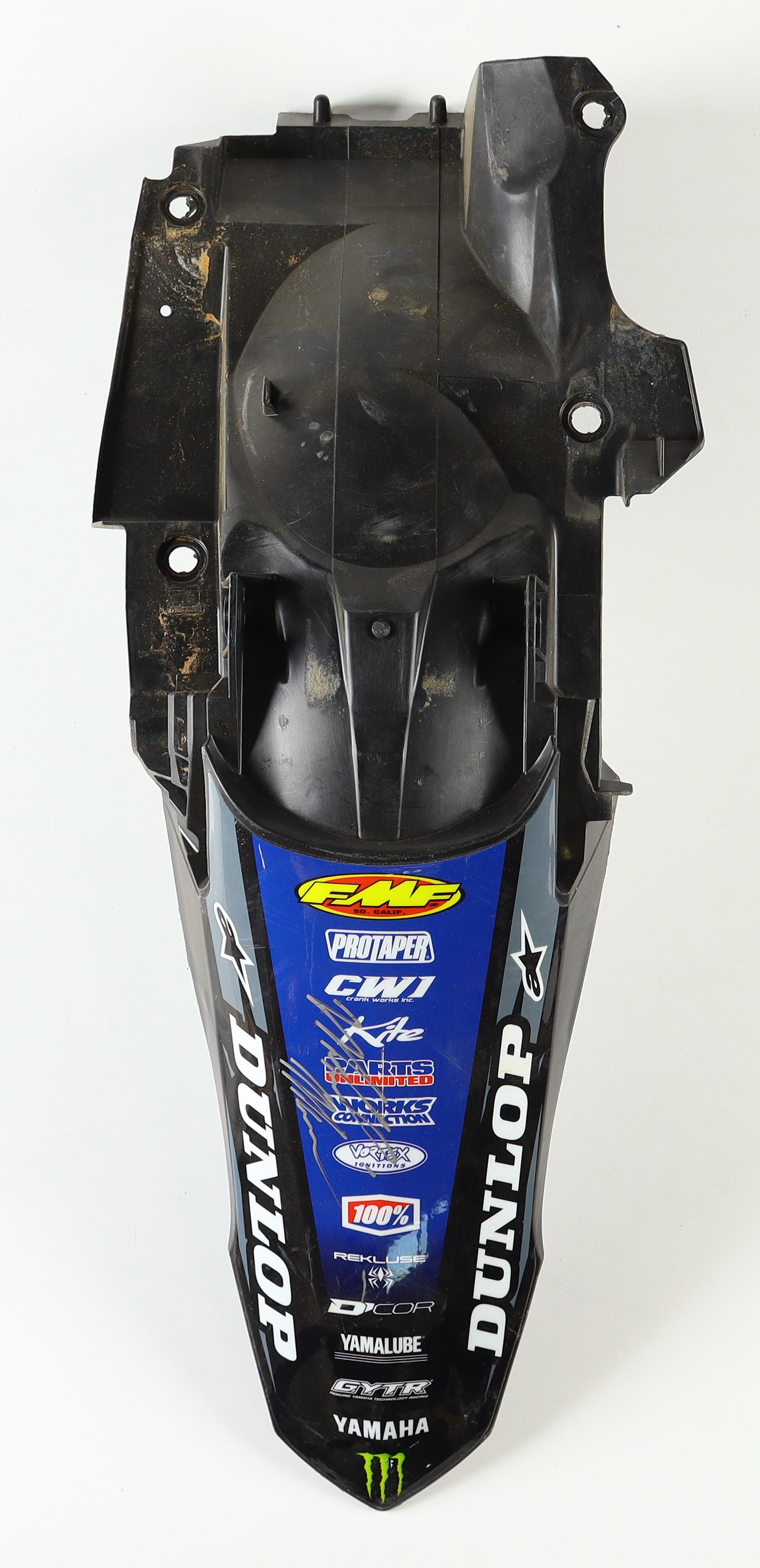 Michael Mosiman Signed Race Used Bike Rear Fender | Star Racing ...