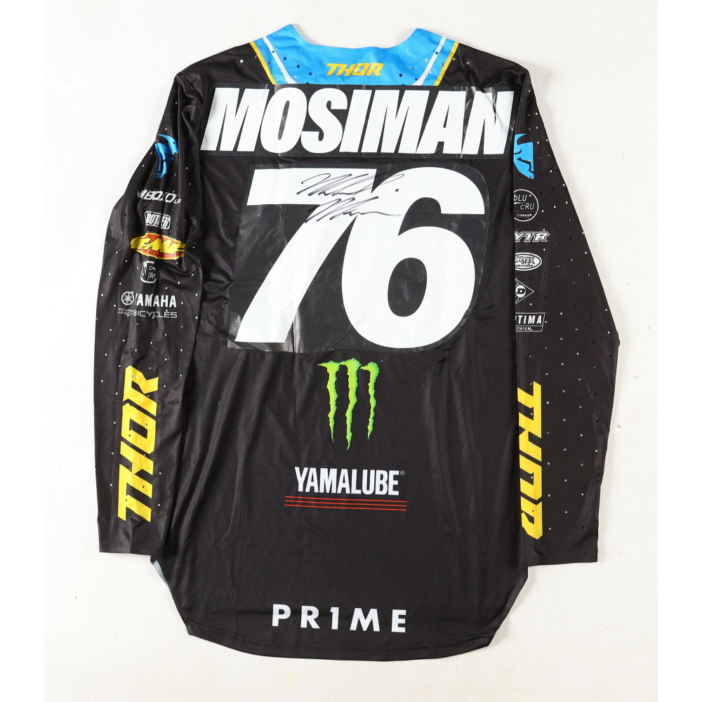 Michael Mosiman Signed Race Used Jersey | Star Racing Exclusive Auction ...