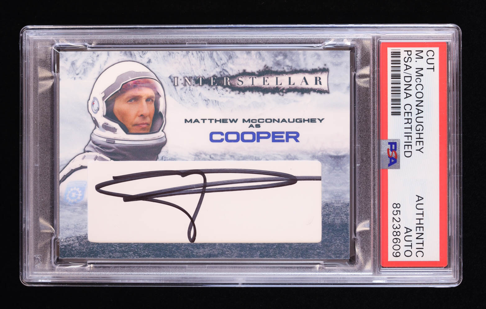 Matthew McConaughey "Interstellar" Custom Signature Cut Autograph ...