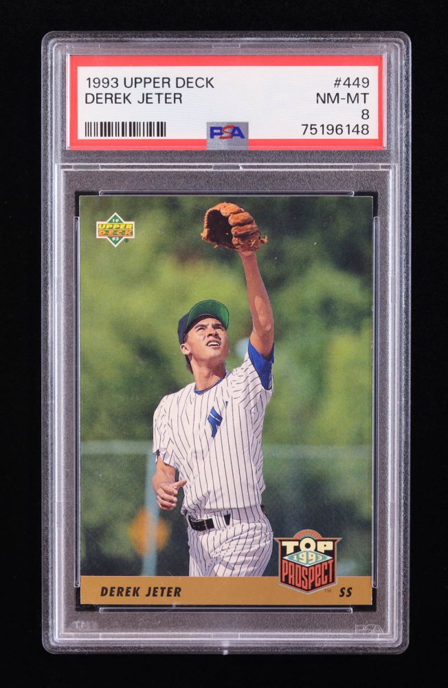 Derek Jeter 1993 Upper Deck #449 RC (PSA 8) | Pristine Auction