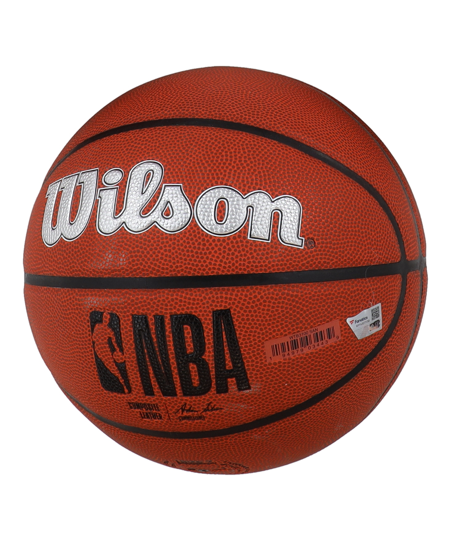 Victor Wembanyama Signed Spurs Logo NBA Basketball Inscribed "2023 #1 ...