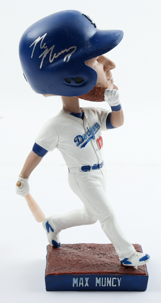 Max Muncy Signed 2019 Dodgers Collector's Edition Bobblehead Figure ...