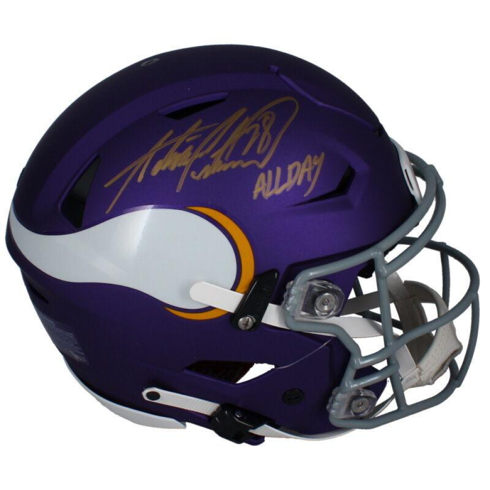 Adrian Peterson Signed Vikings Full-Size Authentic On-Field SpeedFlex ...