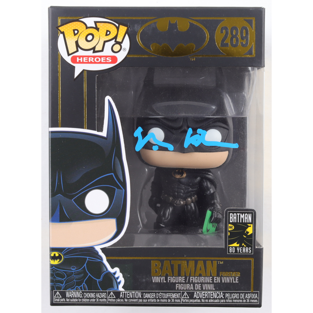 Val Kilmer Signed "Batman" #289 Batman Forever Funko Pop! Vinyl Figure ...