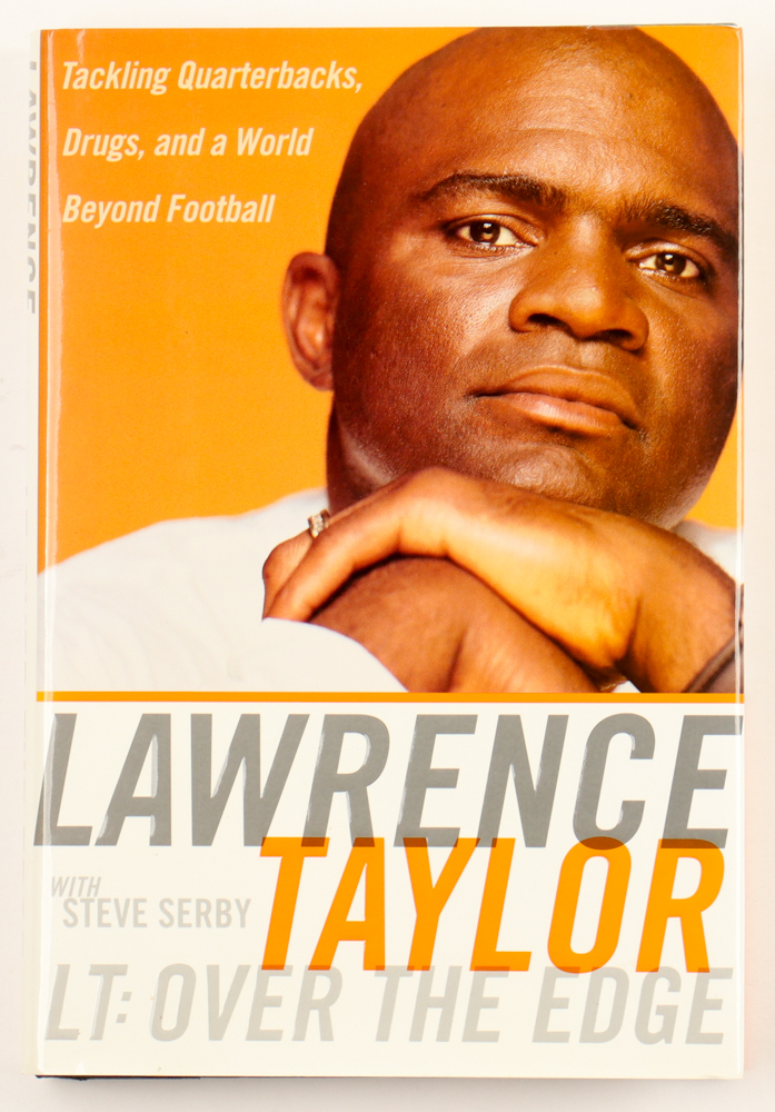 Lawrence Taylor Signed "LT Over The Edge" Hardcover Book (Beckett ...