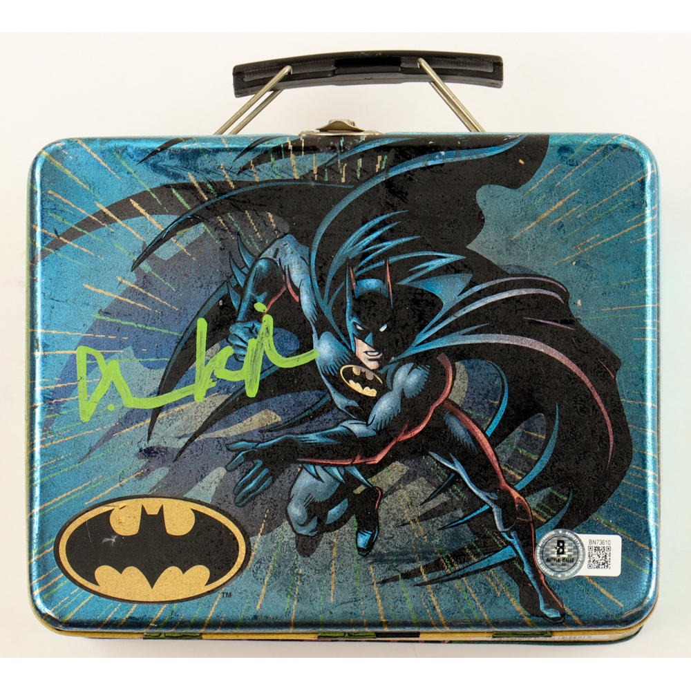 Val Kilmer Signed Batman Tin Lunch Box (Beckett) | Pristine Auction