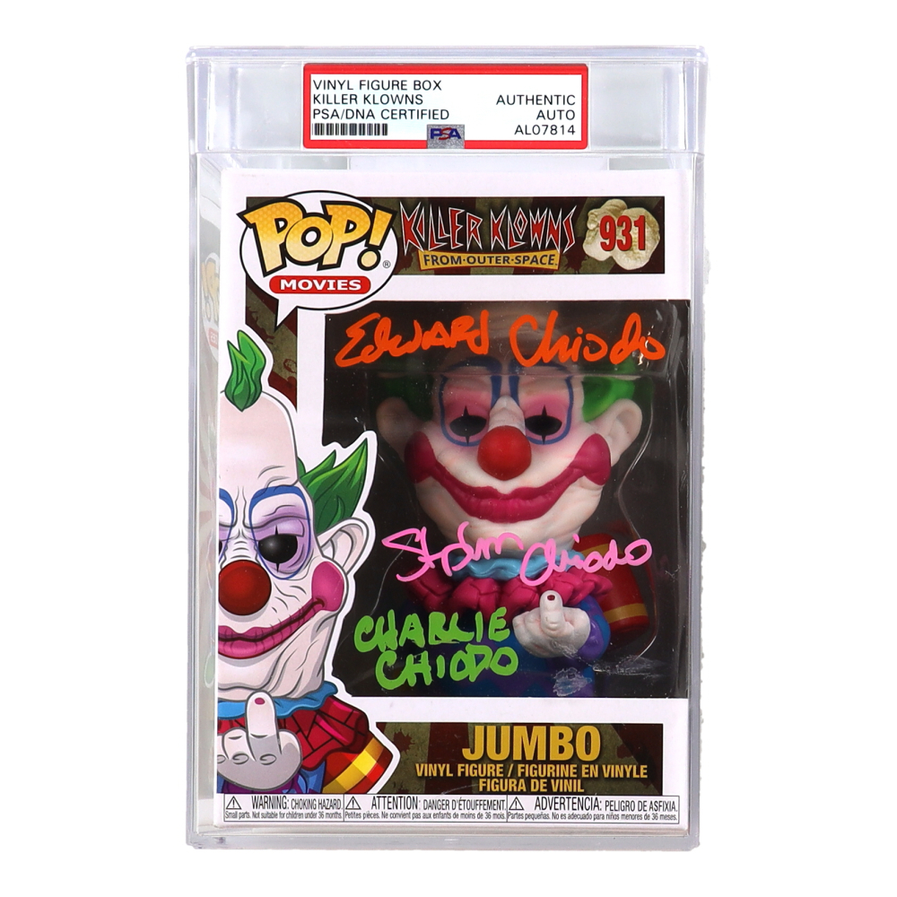 Stephen Chiodo, Charlie Chiodo & Edward Chiodo Signed "Killer Klowns ...