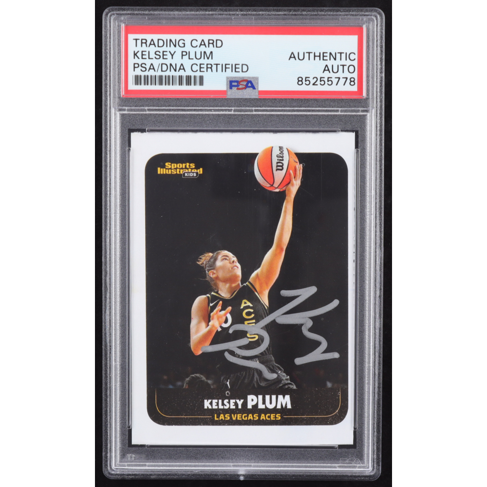 Kelsey Plum Signed 2022 Sports Illustrated for Kids #1040 BK (PSA ...