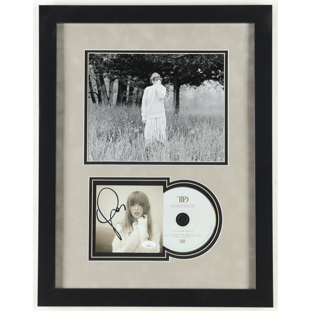 Taylor Swift Signed Custom Framed "Tortured Poets Department" Vinyl ...