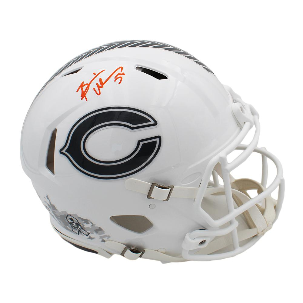 Brian Urlacher Signed Bears Full-Size Authentic On-Field Salute to ...