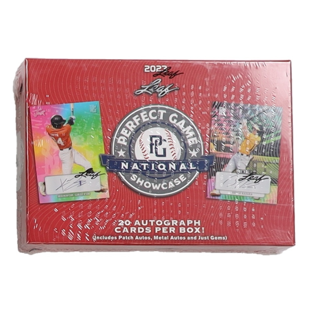 2023 Leaf Perfect Game National Showcase Baseball Hobby Box | Pristine ...