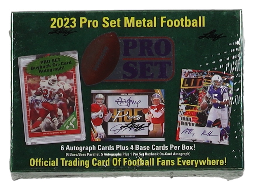 2023 Pro Set Metal Football Hobby Box | Pristine Auction