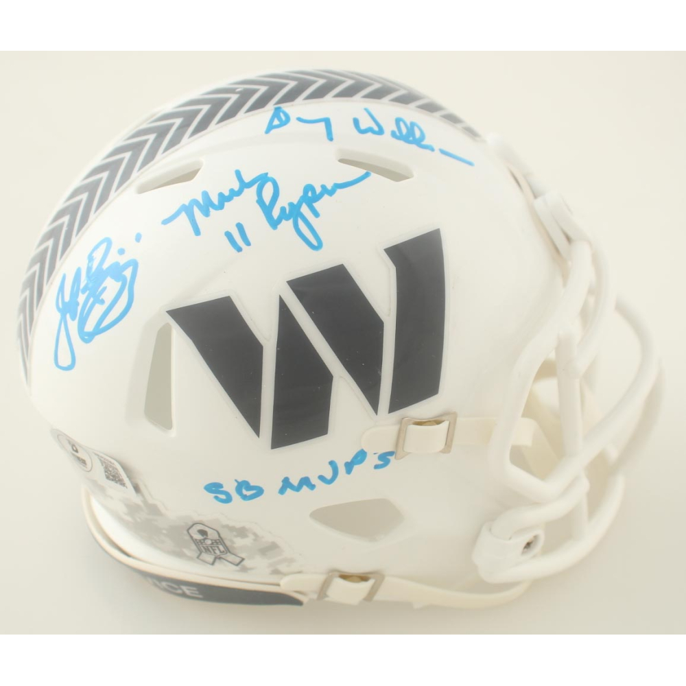 Mark Rypien, John Riggins & Doug Williams Signed Commanders Salute To ...