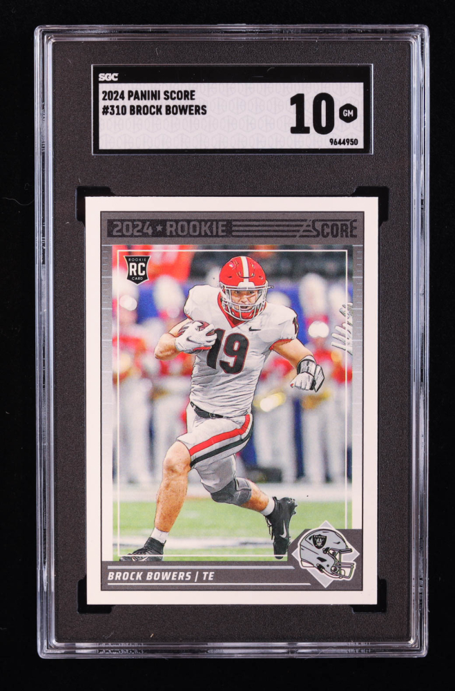Brock Bowers 2024 Score #310 RC (SGC 10) | Pristine Auction