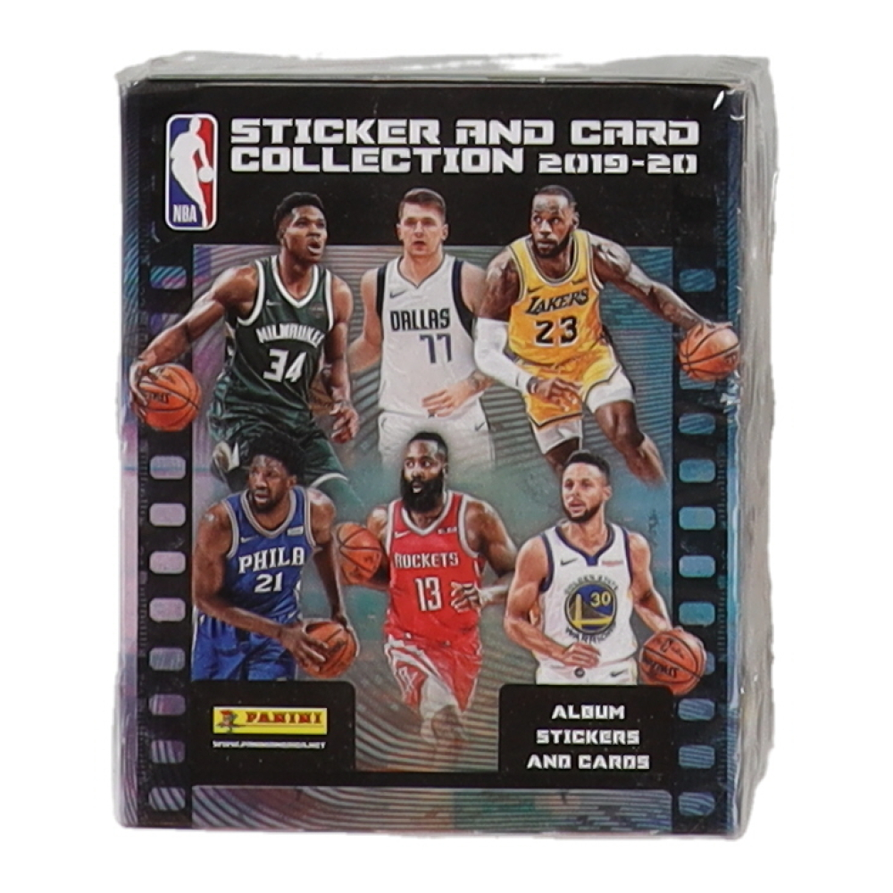 2019-20 Panini NBA Basketball Sticker & Card Collection Box with (50 ...