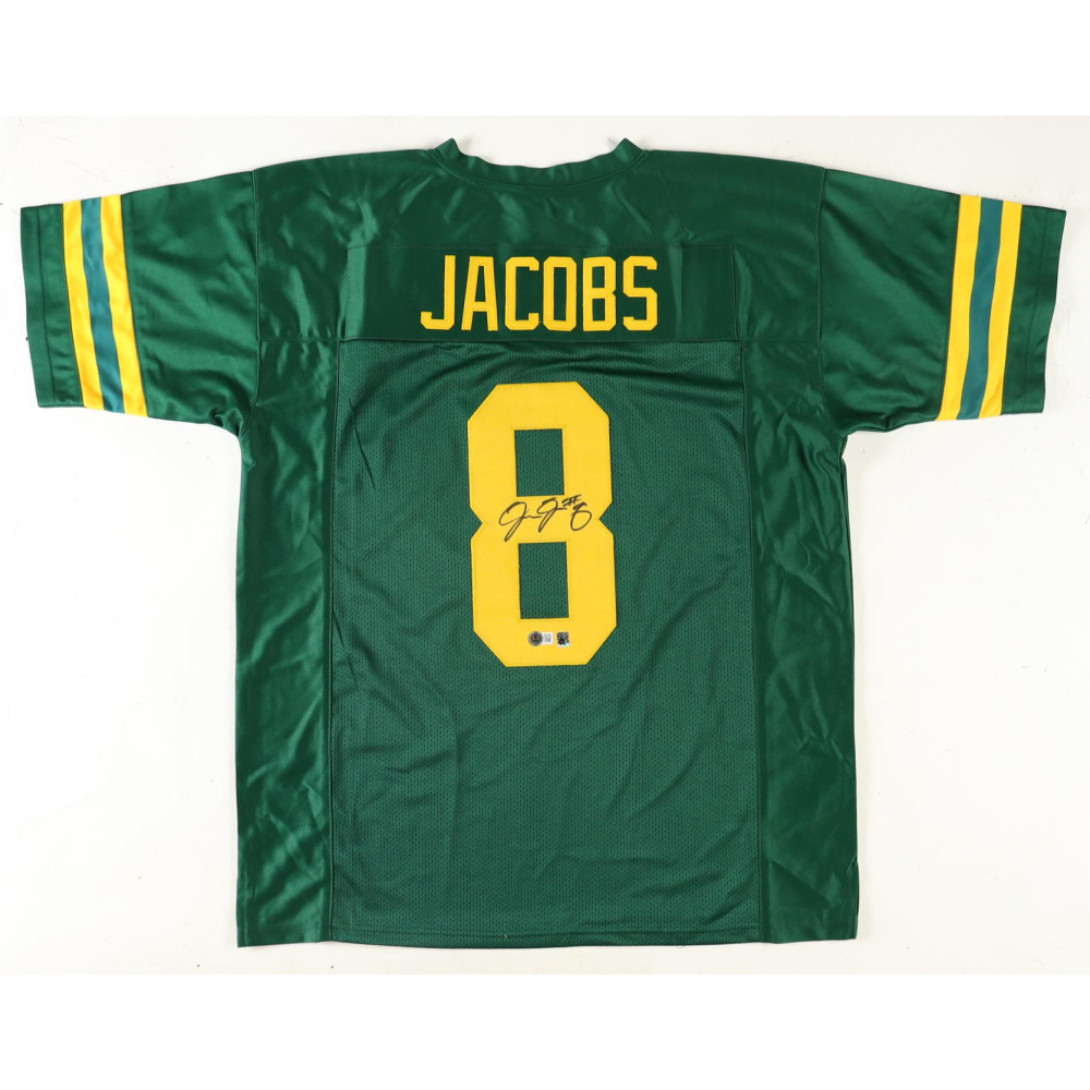 Josh Jacobs Signed Jersey (Beckett & Jacobs) | Pristine Auction