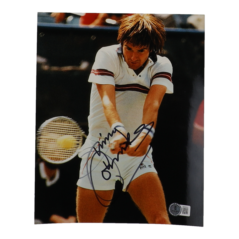 Jimmy Connors Signed 8x10 Photo (Beckett) | Pristine Auction