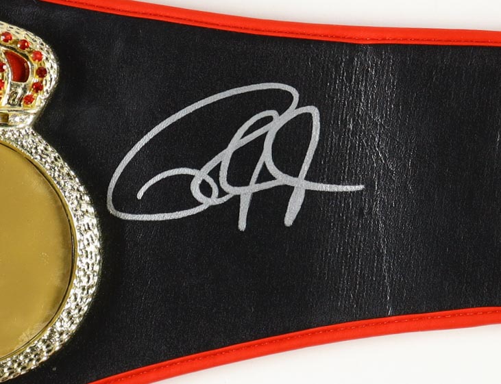 Roy Jones Jr. Signed WBA Full-Size Championship Belt (Beckett ...