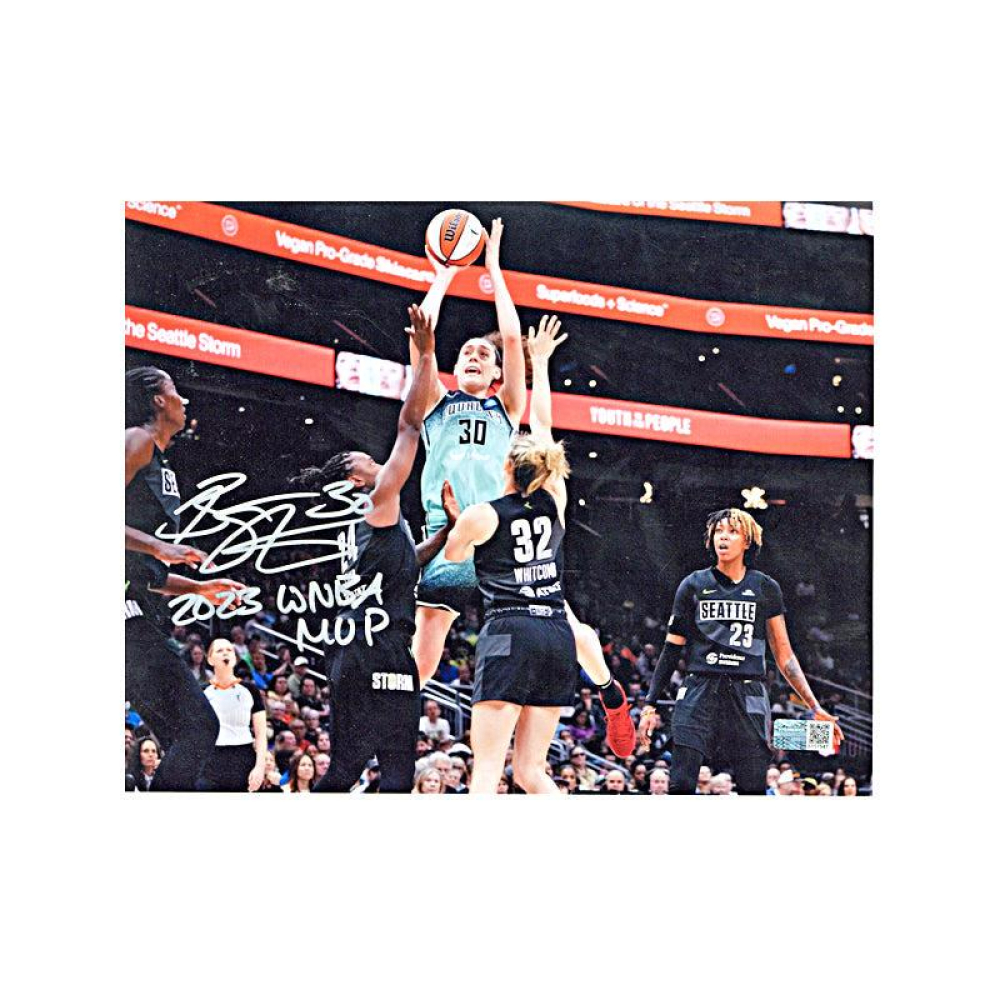 Breanna Stewart Signed Liberty 8x10 Photo Inscribed "2023 WNBA MVP ...
